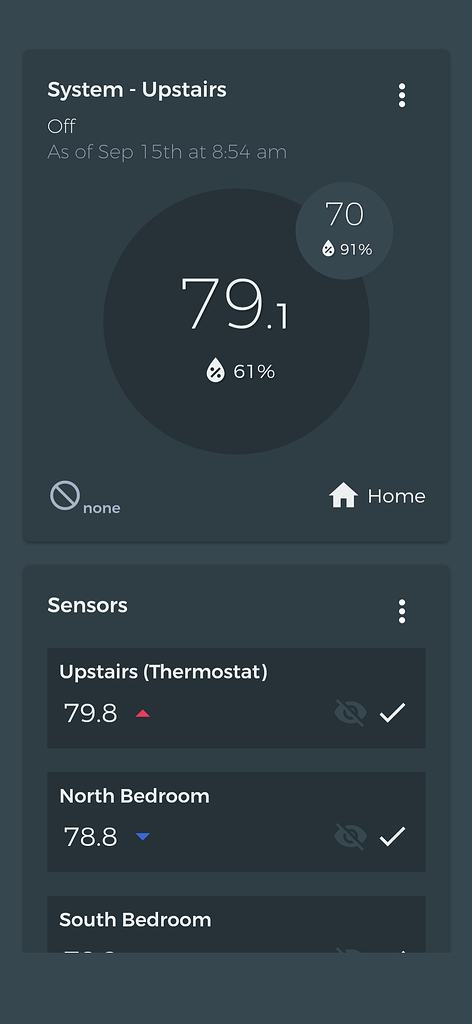 System card / thermostats not updating (shared thermostats) - Bug Reports - beestat community